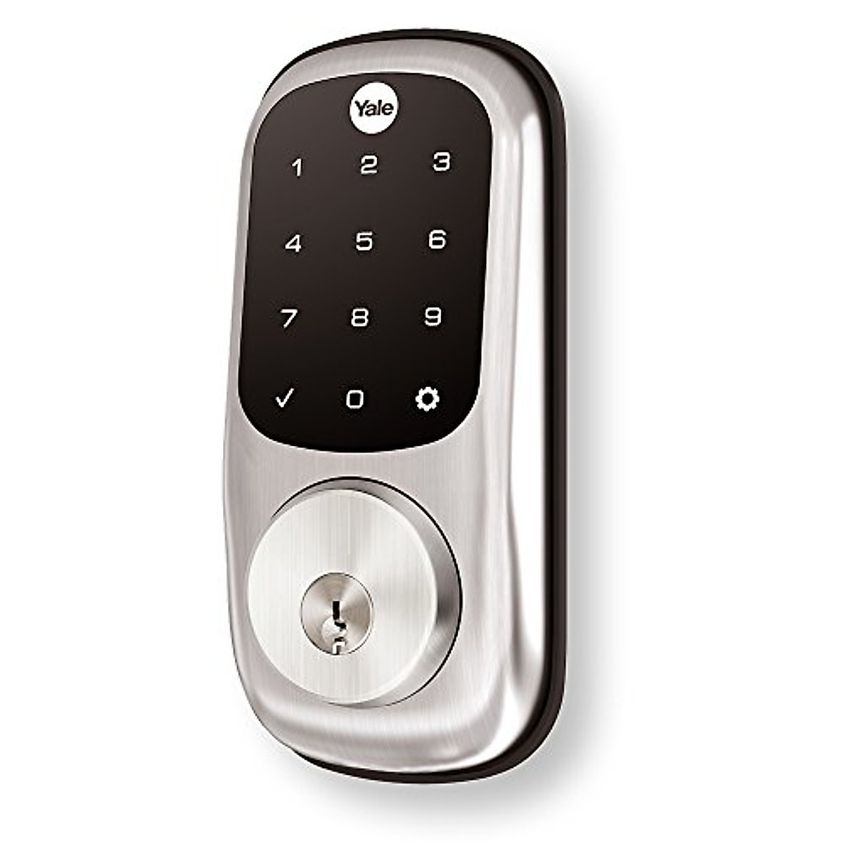 Yale Assure Lock with Zigbee - Smart Touchscreen Keypad Deadbolt - Works with Xfinity Home, Amazon Echo Show, Amazon Echo Plus and More - Satin Nickel