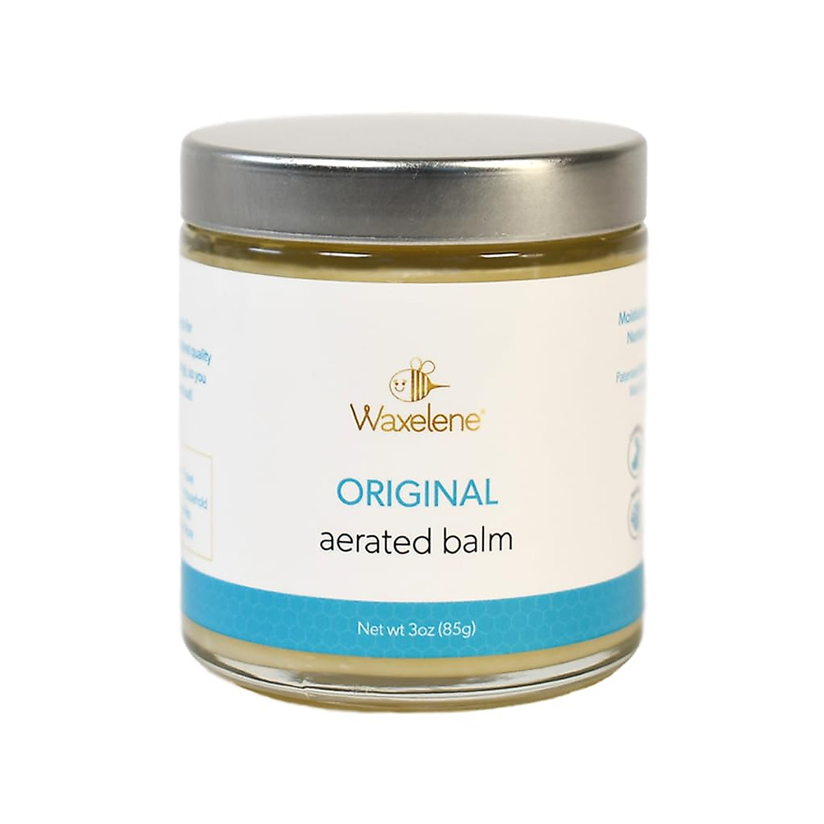 Waxelene Original Aerated Balm, Travel Jar, Organic Multipurpose Ointment the Petroleum Jelly Alternative Eczema Dry Sensitive Skin Face Moisturizer