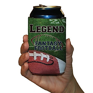 VictoryStore Can and Beverage Coolers - Fantasy Football, Set of 8 Different Designs
