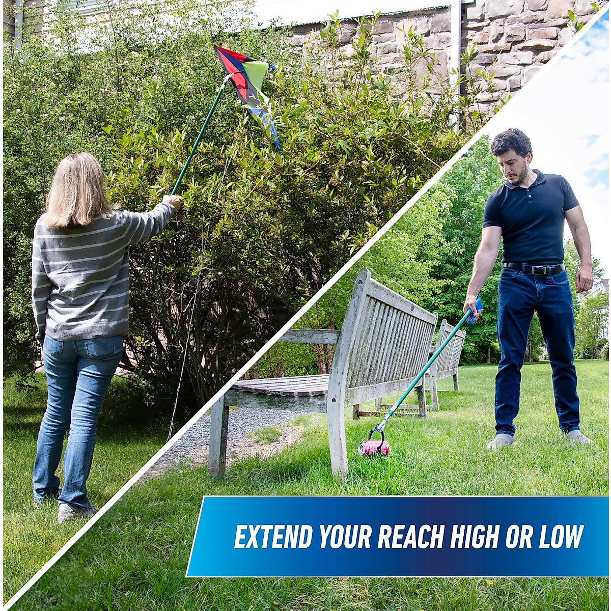 Unger Professional 36" Nifty Nabber Reacher Grabber Tool and Trash Picker