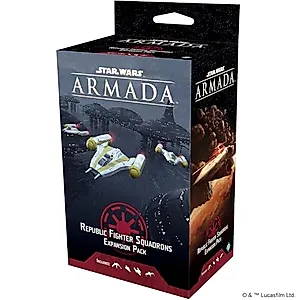 Star Wars: Armada Republic Fighter Squadrons EXPANSION PACK - Tabletop Miniatures Strategy Game for Kids & Adults, Ages 14+, 2 Players, 2 Hour Playtime, Made by Atomic Mass Games