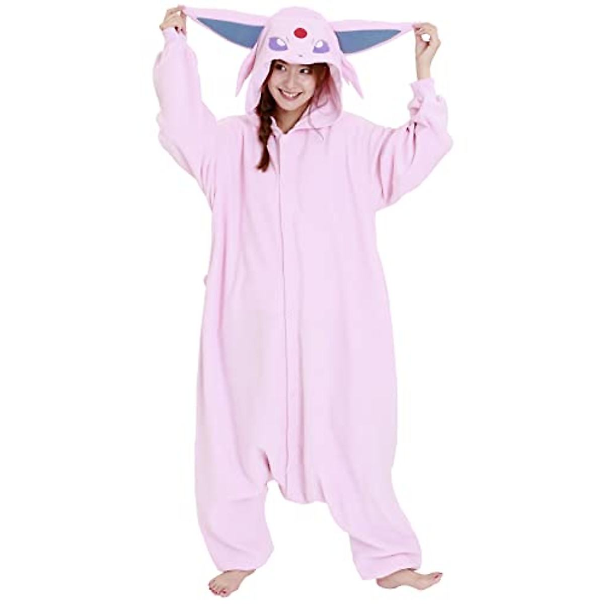 SAZAC Kigurumi - Pokemon - Espeon - Onesie Jumpsuit Halloween Costume