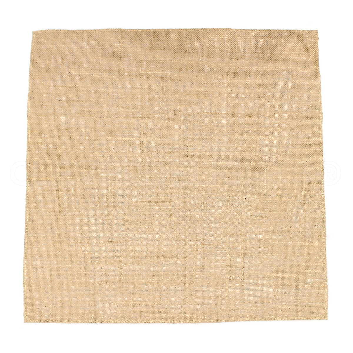 CleverDelights 20 Inch Burlap Squares - 4 Pack - Premium Jute Burlap - Finished Edges - 20" x 20"