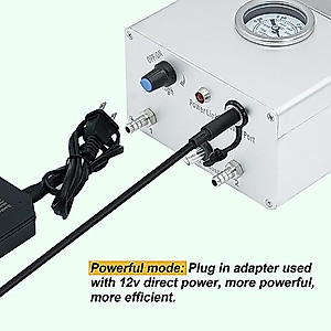 NAOEDEAH Electric Goat Milking Machine for Goat Milker 15L Pulsating Automatic Portable Goats Milking Machine Electric Plug-in Adjustable Powerful Pulsation Vacuum Milker Machine (15L for Goat)