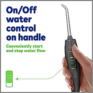 Waterpik Complete Care 5.0 Water Flosser + Sonic Electric Toothbrush, Black WP-862