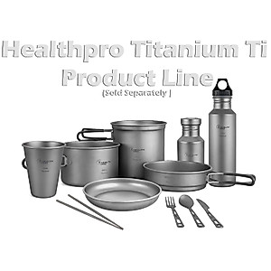 HealthPro Titanium (TI) Super Strong Lightweight Professional Chopsticks with Storage Bag (2)