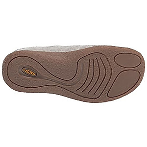 KEEN Women's Howser 3 Slide Comfy Durable Slippers, Light Gray Wool/Vapor, 7