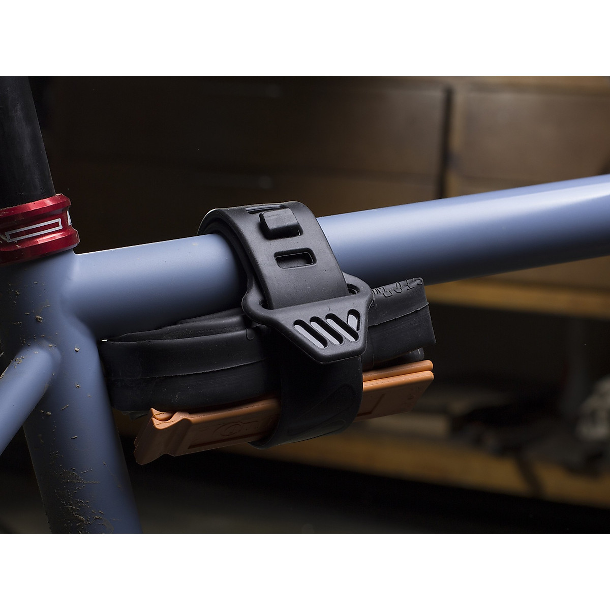 All Mountain Style AMSST135BK OS Strap to Hold Bike Camera – for Those Bad Moments When You Flat, Black