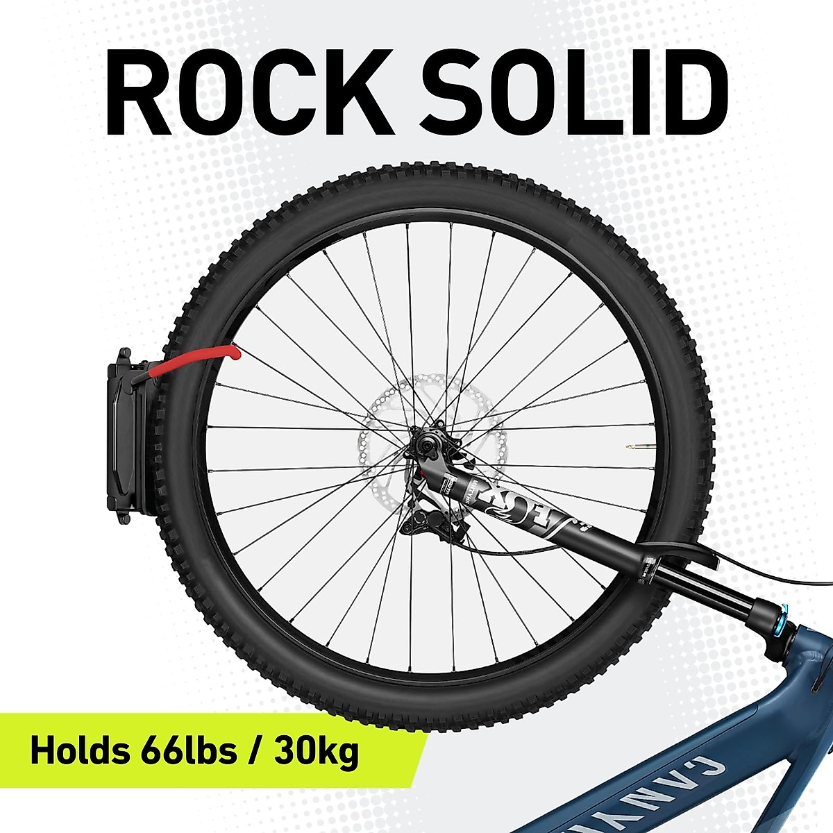 Vibrelli Swivel Bike Wall Mount - Vertical Bike Rack Garage - Bike Hangers for Garage - Bike Storage Garage - Bike Hanger for MTB, Road, eBike - Bike Hooks for Garage