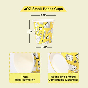 Lamosi 300 Pack 3 oz Disposable Bathroom Cups, 3oz Paper Cups for Bathroom, Mouthwash Cups, Mini Paper Cups for Parties, Picnics, Barbecues, Travel and Events