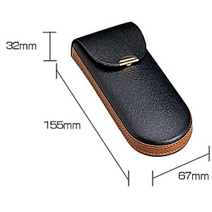 M-world Slim, Light, semi- Hard, Eye Glasses Case (Black)