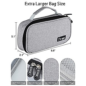 Kalokey Pencil Case Large Capacity with Double Zippers, Multipurpose Stationery Bag Pen Pouch Marker Holder Organizer Tool Bag Makeup Bag, Portable for School Home College Office