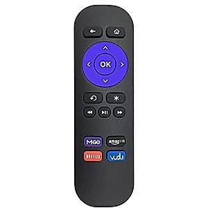 Smartby Roku Remote Control for Roku 1, Roku 2, Roku 3, Roku 4 (HD, LT, XS, XD) Streaming Player, DO NOT Support Roku Stick or Roku TV