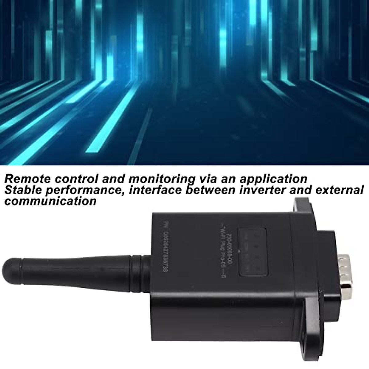Hilitand Solar Inverter, WiFi Module Wireless RS232 Communication Port APP Control Remote Monitor Module for Solar Photovoltaic Power