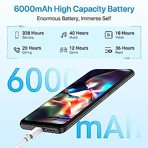 UMIDIGI F3 Pro 5G Unlocked Cell Phones, Android 13 Unlocked Phones, 14(8+6)GB+256GB, 48MP Main Camera, 6.6” FHD+ Display Screen, Octa-Core Processor, 6000mAh Battery, Dual 5G Unlocked Smartphone, NFC