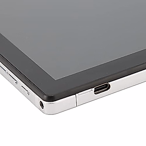 Gaming Tablet, Octa Core Type C Rechargeable 5G WiFi 10.1in Tablet for Home (US Plug)