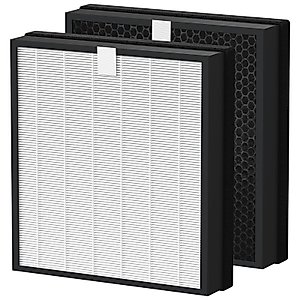 Allisfresh CFX-H1401 True HEPA Filter Replacement Kit Compatible with Samsung Bespoke Cube CFX-H1401/AA Air Cleaner Purifiers, (AX350A9350G/AA, AX350A9350N/AA), 1 Set