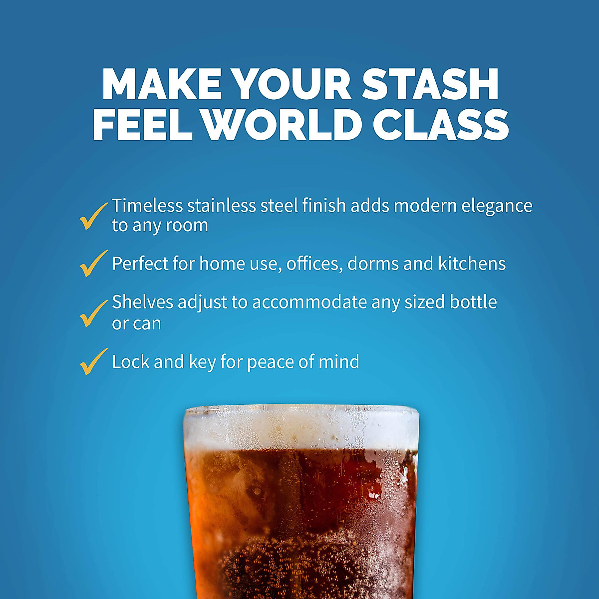 NewAir Black Beverage Refrigerator Cooler, Free Standing & WirthCo 40092 Funnel King Drip Tray - Black Plastic 22 x 22 x 1.5 Inches - Perfect for Catching Spills or Leaks from Mini Fridges