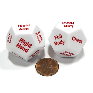 Koplow Games 2 x D12 28mm Critical Location Body Hit Dice