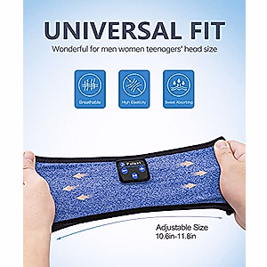 Lavince Bluetooth Headband, Sleep Headphones Sports Headband Headphones Noise Cancelling Sleeping Headphones Earbuds for Sleep,Workout,Running,Yoga,Travel, for Women Men