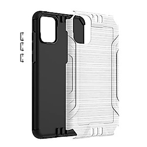 HRWireless Compatible for TCL A3X A600DL Phone Case 6.0" (X Version Only) TCL A3X Case with Premium Original Minimalistic Design for Shock Absorption, Accidental Drops, Scratches, Hybrid Unisex