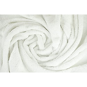 Atelier Cotton - Hand Towel 0 Turkish Hand Towel Cotton Bathroom Hand Towels 600 GSM Soft Hand Towels Turkish Towels for Bathroom 16 x 28 inches Hand Towels Set of 6 Quick Dry Towel - White