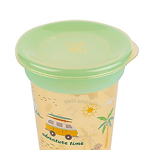 The First Years Sip Around Spoutless Cup - 2 Cups in 1: Spoutless for 360 Degrees of Sipping & Converts to Big Kid's Open Cup 2PK