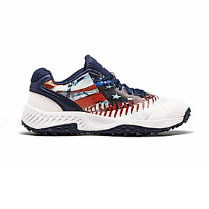 Boombah Women's Dart Low Flag 1 Turf Shoes Navy/White/Red - Size 10