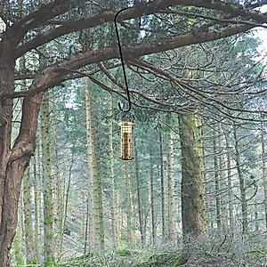 Dreecy 4 Pack 24 Inch Extra Large Tree Branch S Hook,Hooks Stakes Bird Feeder Hook for Tree, Metal Garden Tree Hooks for Hanging Bird Feeders, Baskets,Plants, Lanterns and Ornaments (Black)