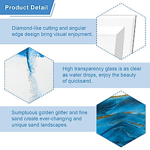 Coitak Moving Sand Art Picture, Dynamic Sand Picture, Desktop Sand Art for Home Decor and Office (12x10inch)