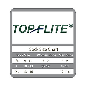 Top Flite Mens Womens Moisture Wicking Seamless Toe Heel Tab Sport Socks 6 Pair Pack (White, Medium)