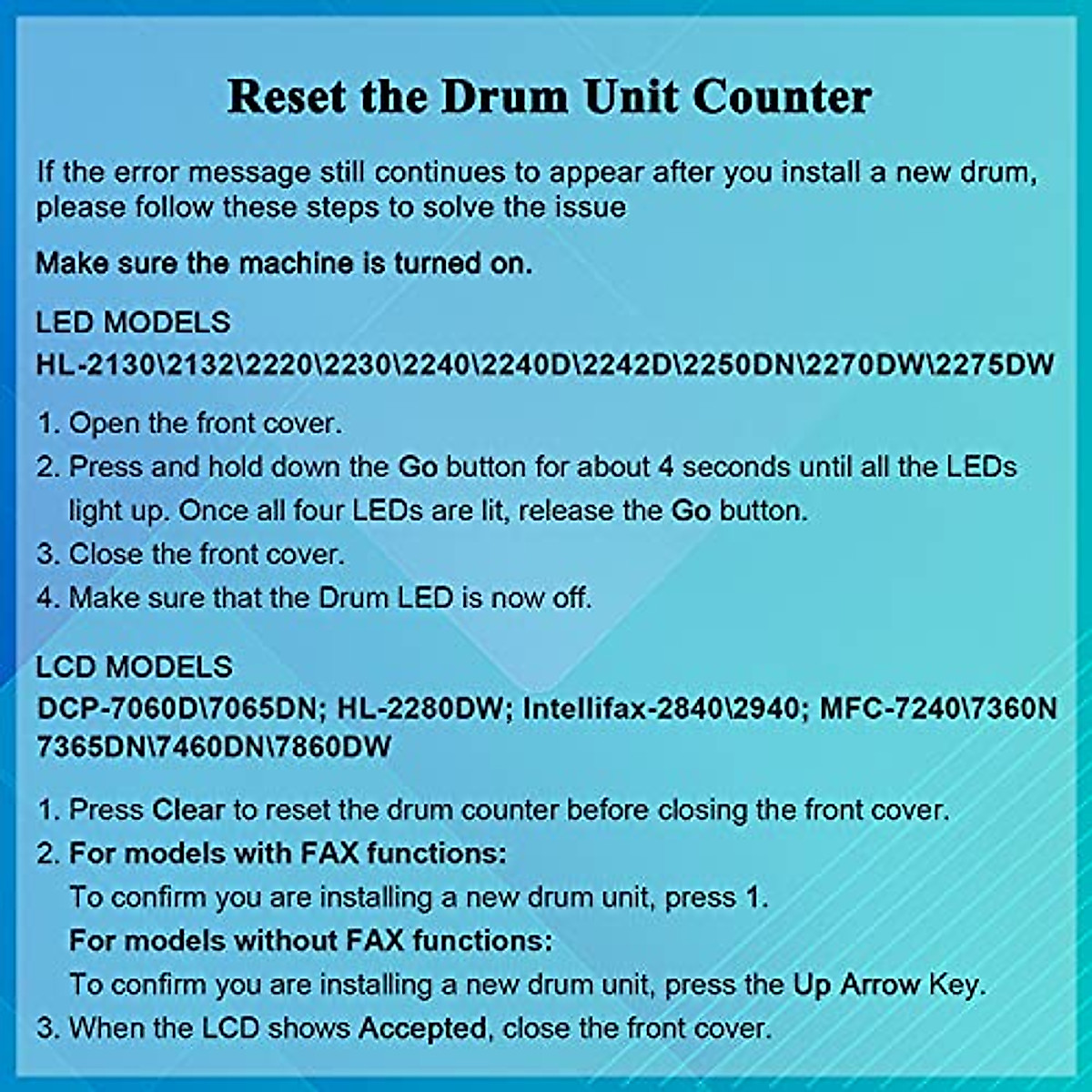 Compatible Toner Cartridge and Drum Unit Replacement for Brother TN450 TN420 TN-420 DR420 DR450 DR-450 (Black, 1 Drum+1 Toner)