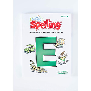 5th Grade Spelling Student Workbook Level E by A Reason For - Fifth Graders Practice Workbooks for Words, Vocabulary & Comprehension Skills - Kids Help Books for Homeschool, Classroom, & Home