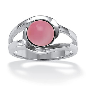 PalmBeach Sterling Silver Multi Stone 14 Piece Set Interchangeable Ring Set Sizes 5-10 Size 9