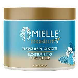 Mielle Organics Moisture Rx Hawaiian Ginger Moisturizing Hair Butter, 12 Ounces