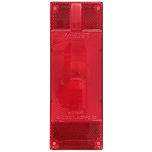 Wesbar 102641 Trailer Light Lens