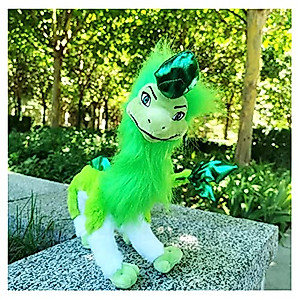 Cpstbw Cute Dragon Plush Stuffed Toy, Colorful Dragon Plush Toy for Kids Gift 27.5 Inch (Green)
