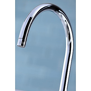 Kingston Brass KS8721CML Manhattan Widespread Kitchen Faucet, 7-7/8-Inch, Polished Chrome