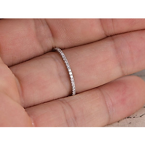 3pcs Engagement Ring Set,7x9mm Emerald Cut Pink Morganite 14k White Gold Diamond Stacking Matching Band