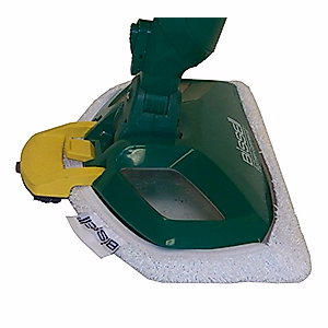 Bissell Commercial-BGST1566 Steam Mop Power Steamer, 12.5" wide, comes with Two soft pads for every day and one scrubby pad for heavy messes,Green