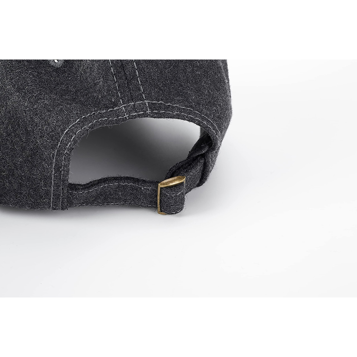 Save Green Life Adjustable Size of Warm Cashmere Baseball Cap Wool Hat Winter Unisex (Dark Gray), One