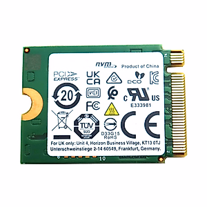 Solid State Drive KFV6T 0KFV6T CN-0KFV6T Compatible Replacement Spare Part for Dell SK Hynix BC711 HFM256GD3GX013N 256GB M.2 2230 NVMe PCIe Gen3 x4 SSD