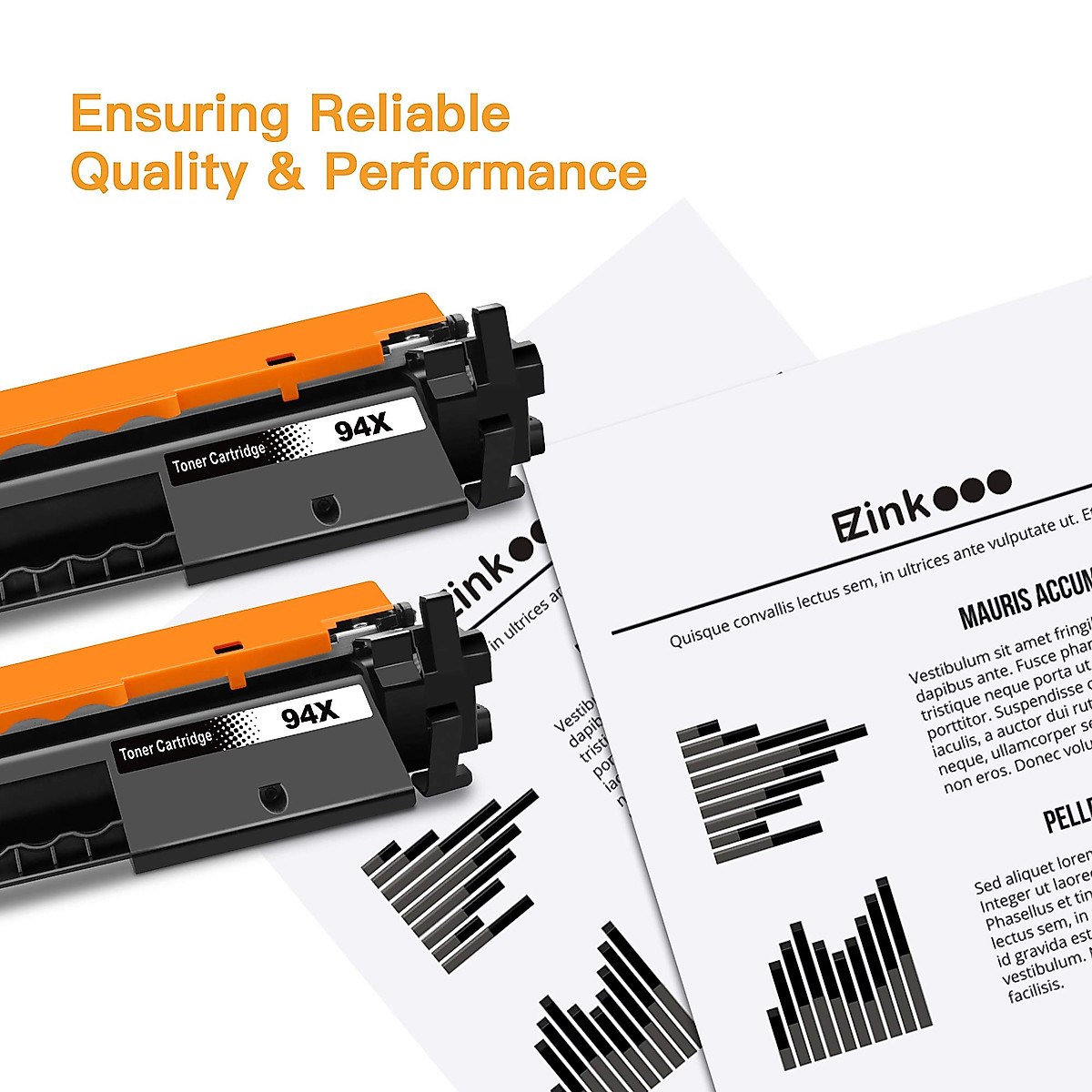 E-Z Ink (TM) Compatible Toner Cartridge Replacement for HP 94X CF294X High Yield 94A CF294A Compatible with Laserjet M118dw, M148dw, M148fdw, M149fdw, M118, M148 Printer (High Yield, Black, 2 Pack)