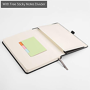 RETTACY Lined Notebook Journal - College Ruled Diary Notebook with 192 Numbered Pages,Hardcover,100gsm Thick Paper 5.75'' × 8.38''