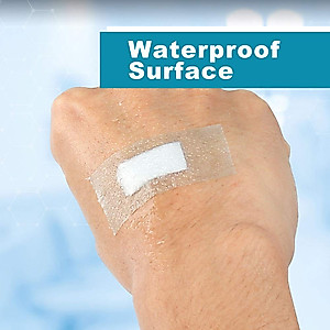 LotFancy Medical Silicone Tape, 2Rolls 1”×5.5 Yds, Waterproof Adhesive Surgical Tape, Soft Skin Tape for Surgery First Aid, Wound, Bandage and Sensitive Skin