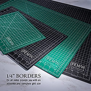 WA Portman Craft Knife Set & Craft Cutting Mat - 9x12 inch 2-sided Self-Healing Craft Cutting Board & 7pc Hobby Knife Set with 10 Extra Blades - Precision Knife with Blades & Hobby Cutting Mat Set