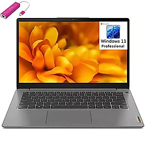 Lenovo IdeaPad 3 14 14" FHD Business Laptop Computer, Intel Quard-Core i7-1165G7 up to 4.7GHz, 12GB DDR4 RAM, 1TB PCIe SSD, WiFi 6, Bluetooth 5.1, Arctic Grey, Windows 11 Pro, iPuzzl Type-C HUB