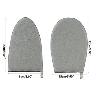Handheld Mini Ironing Pad Sleeve Ironing Board Holder Resistant Glove for Clothes Garment Iron Table Rack Ironing Glove