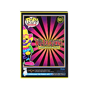 Funko Spirit Halloween Killer Klowns from Outer Space Blacklight Jumbo POP! Figure | Officially Licensed | Halloween Décor
