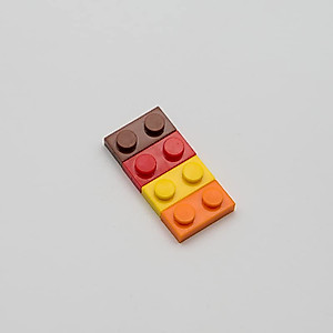 Classic Building Bulk 1x2 Plate, Green Plates 1x2, 100 Piece, Compatible with Lego Parts and Pieces 3023(Color:Green)